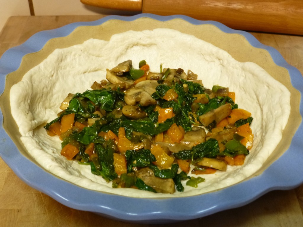 Rustic French Bread Veggie Quiche - Vegetariant